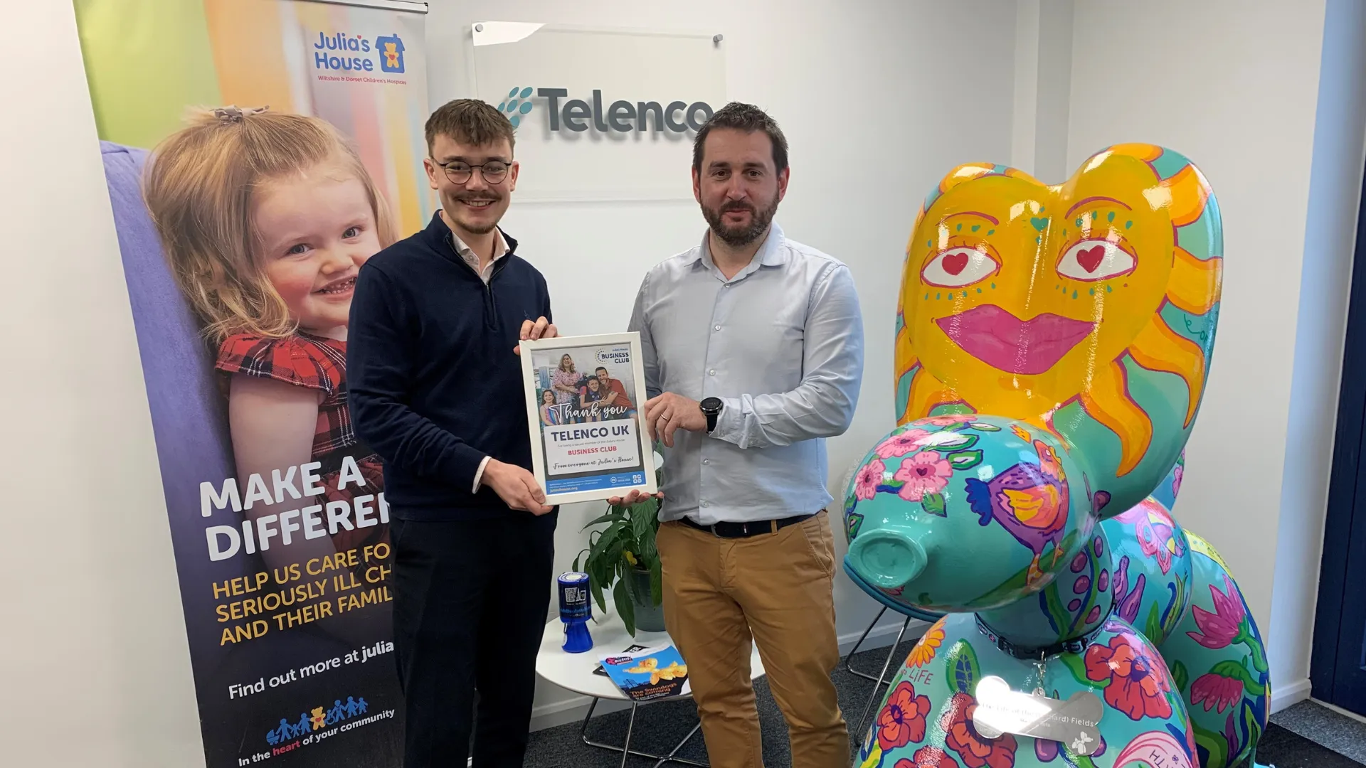 Telenco UK Continues Support of Julia's House Children Hospice
