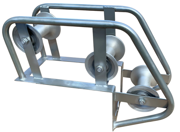 Triple Roller Manhole Edge Guide - Telenco UK