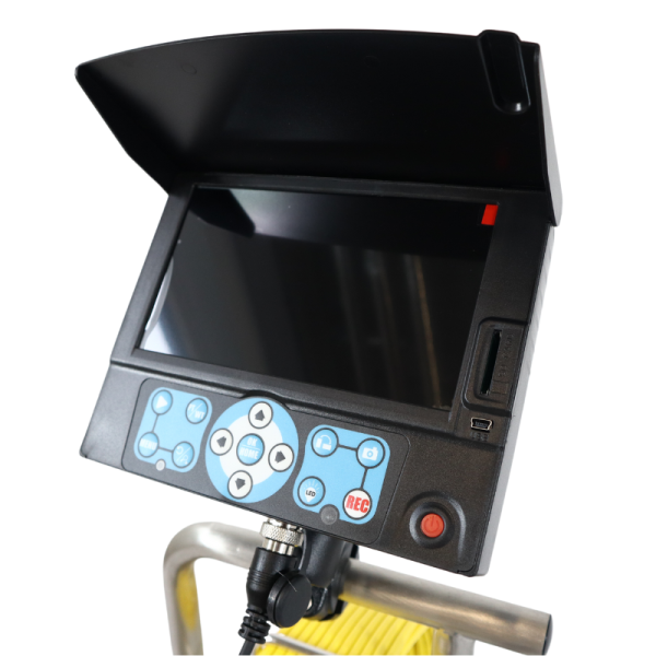 Duct Video Inspection Kit 60m Rod - 38mm Camera - - Telenco UK