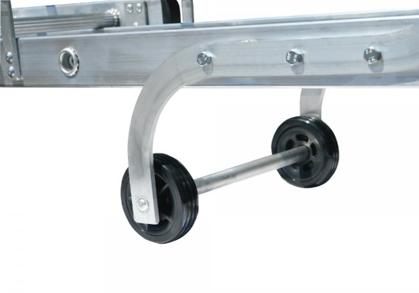 Roof Ladder Double Section 2.94m - 4.67m 11+9 rungs - Lyte Ladders - Tel...