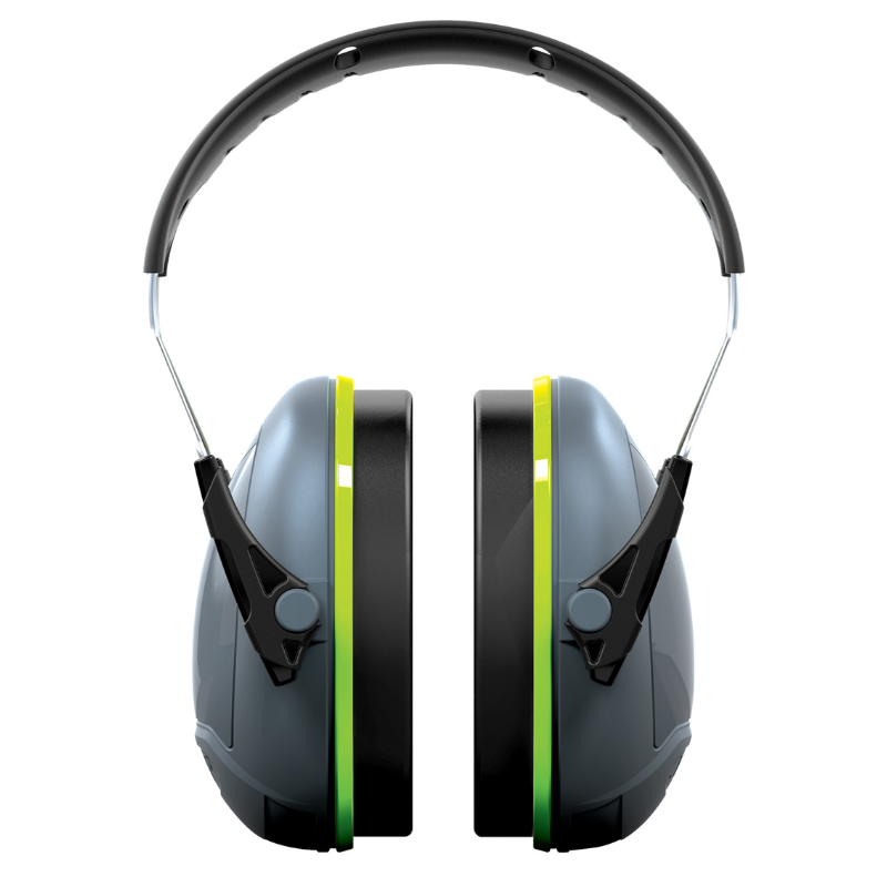 JSP Ear Defenders Sonis 1 Overhead SNR 27 - Grey/Green - JSP - Telenco UK