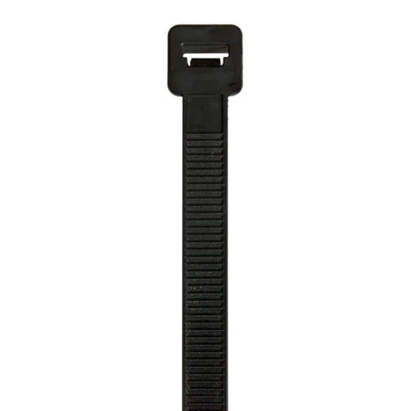 TED® Black Cable Tie PA 6.6 - 300mm x 3.6mm- Pack of 100 - TED® - Telenc...