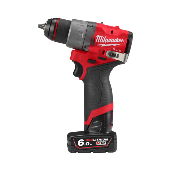 Milwaukee 12V M12 FUEL™ Sub Compact Drill/Driver with 2 x 6.0Ah Batterie...
